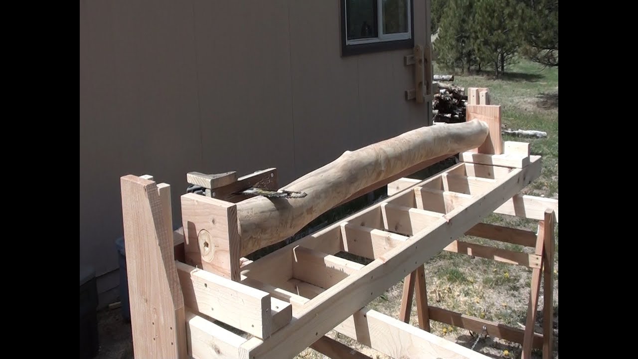 Making a Rustic Aspen Log Bunkbed - Part Two - YouTube