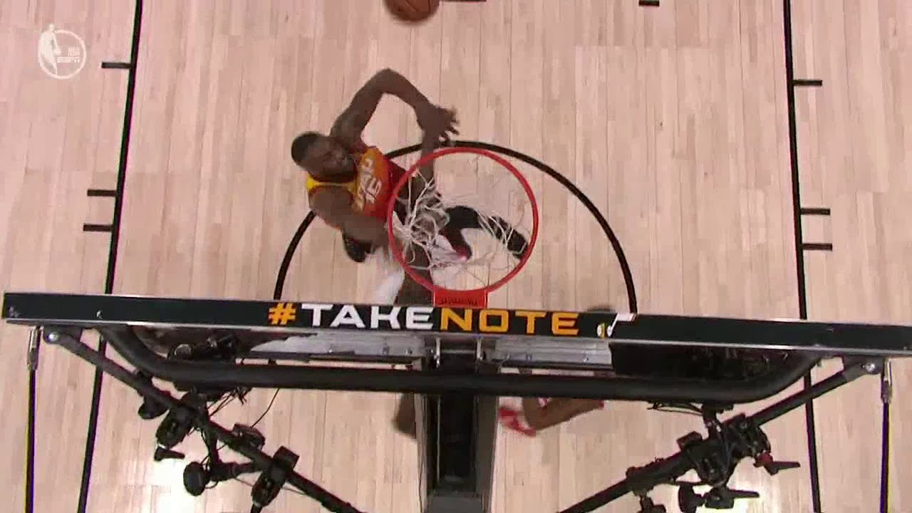 NBA, playoff 2018, Rockets vs. Jazz, Round 2, Game 3, Move 17, Clint ...