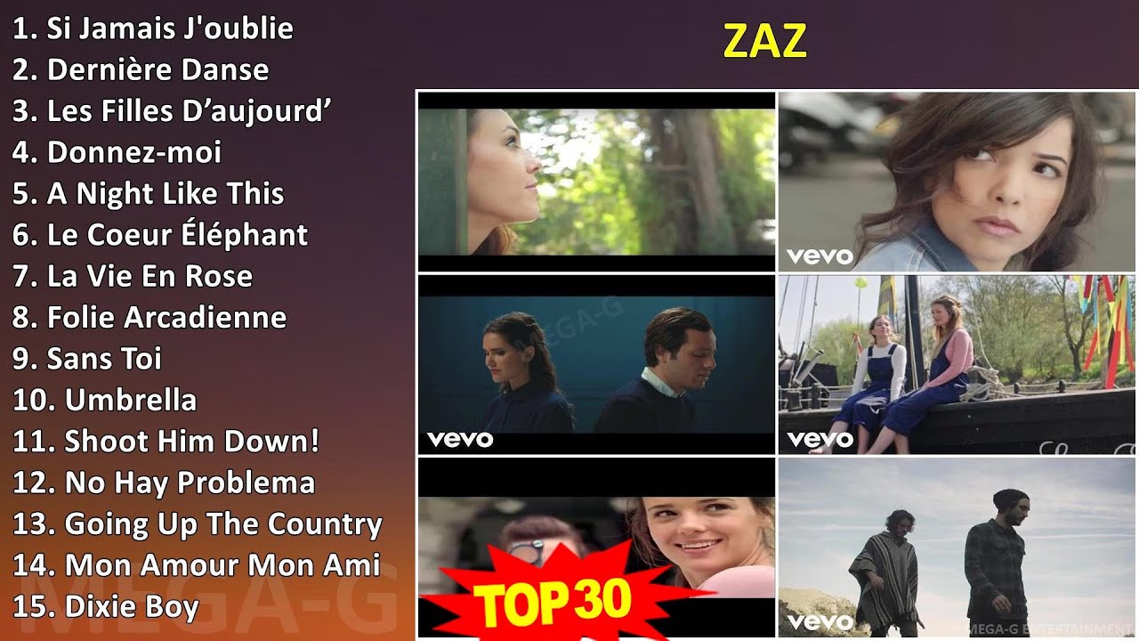 Z a z MIX Non-Stop Playlist ~ 2000s Music ~ Top French Pop Music - YouTube