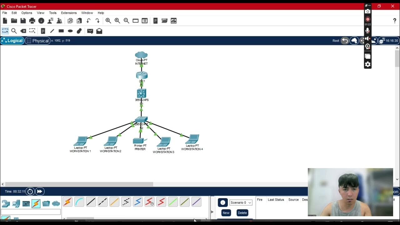 Layered Network Design Simulation - YouTube