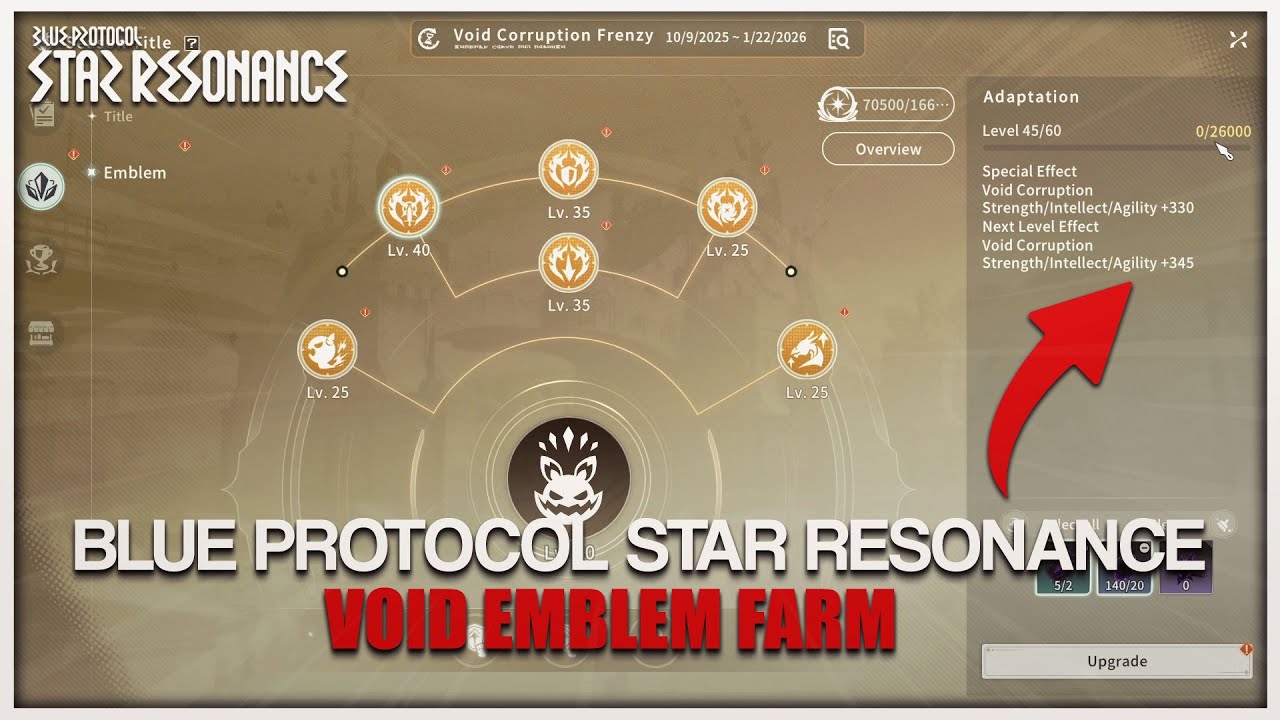 Blue Protocol Star Resonance: Void Emblem Farming Update - YouTube