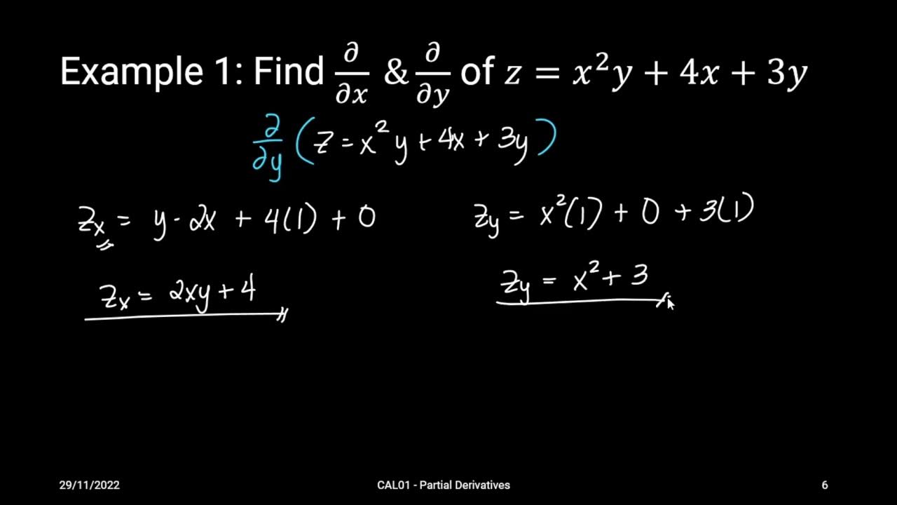 Partial Derivatives and Total Differentials - YouTube