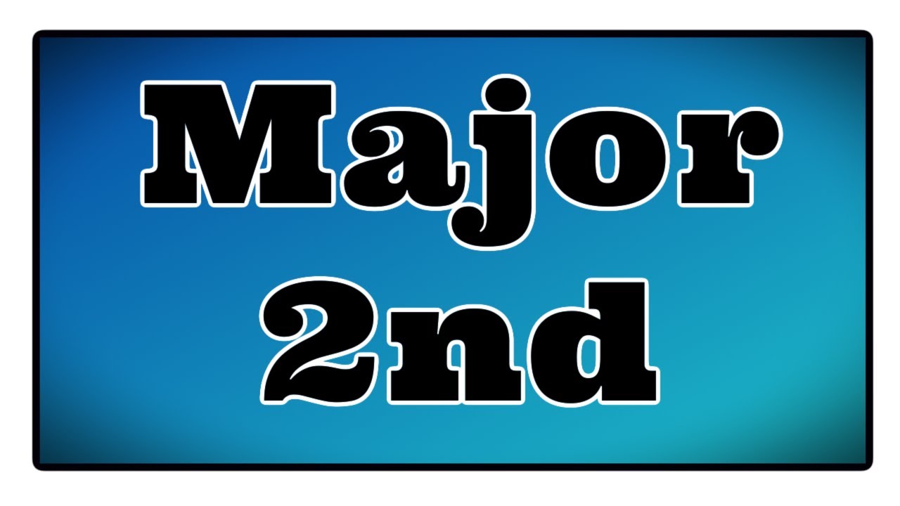 Major Second Vocal Exercise: How to sing a Major 2nd - YouTube