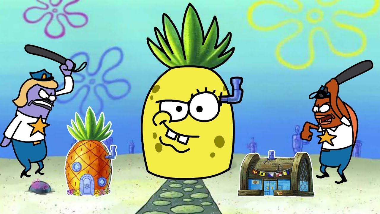 SpongeBob House characters meme song - YouTube