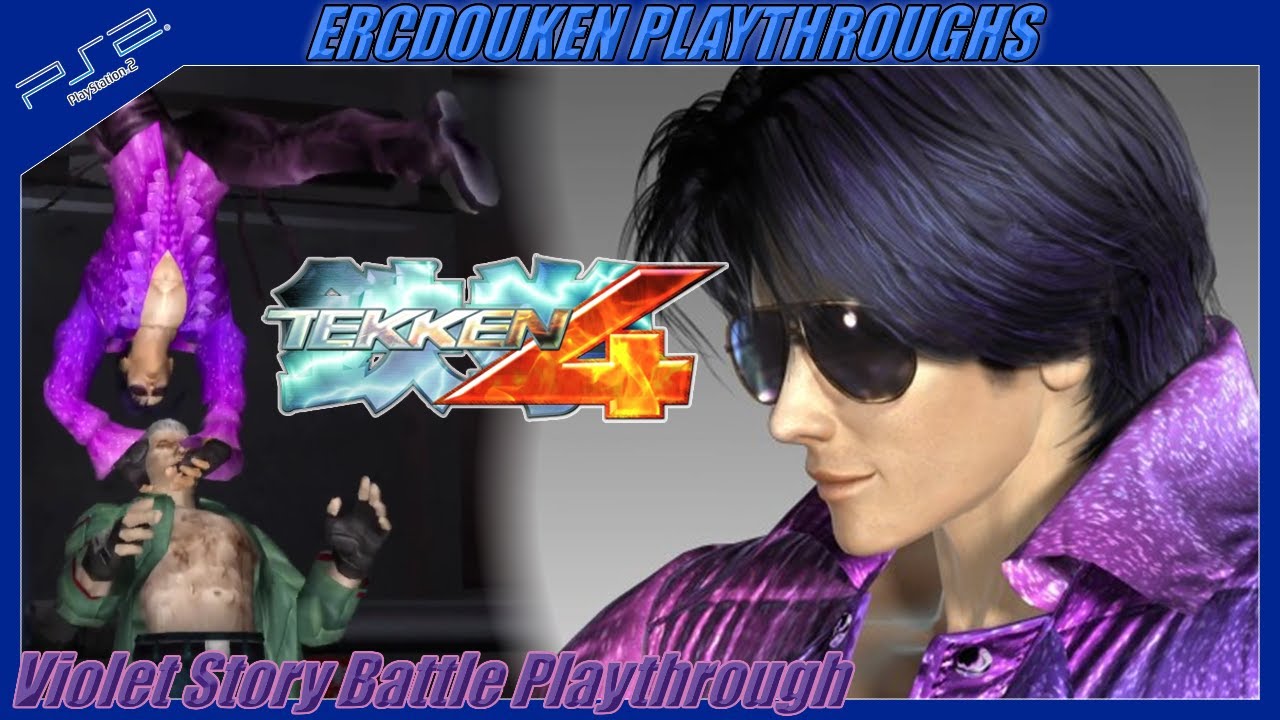 Tekken 4 (PS2) - Violet Story Battle Playthrough - YouTube