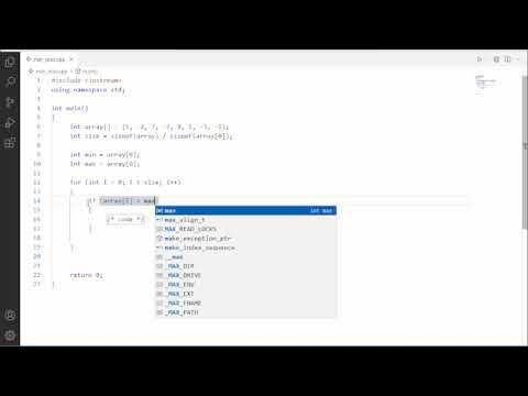 Arrays - find maximum and minimum numbers in an array - بالدارجة - YouTube
