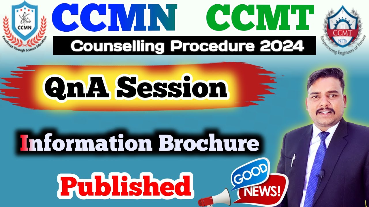 CCMN CCMT Counselling 2024 Information brochure Released 🎉🎉 CCMT ...