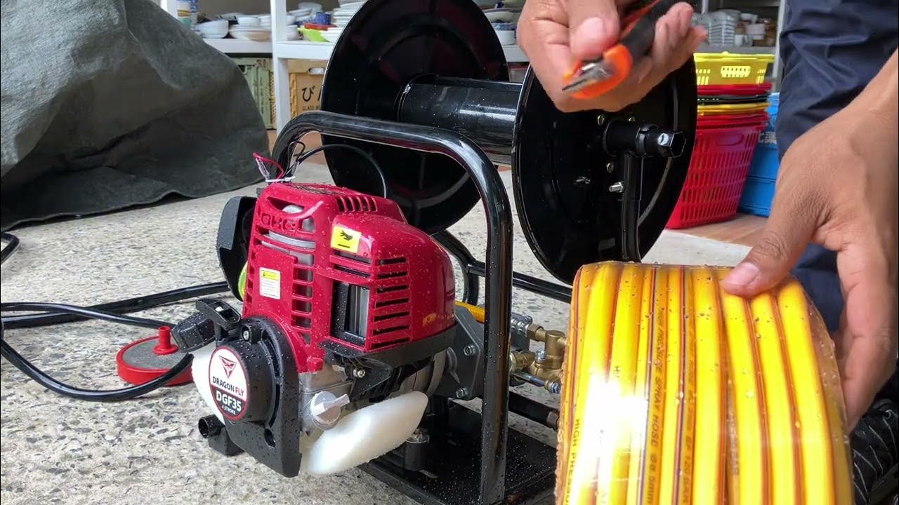วิธีประกอบ เครื่องพ่นยาตั้งพื้น 4 จังหวะ รุ่น GX35 - GX50 - YouTube