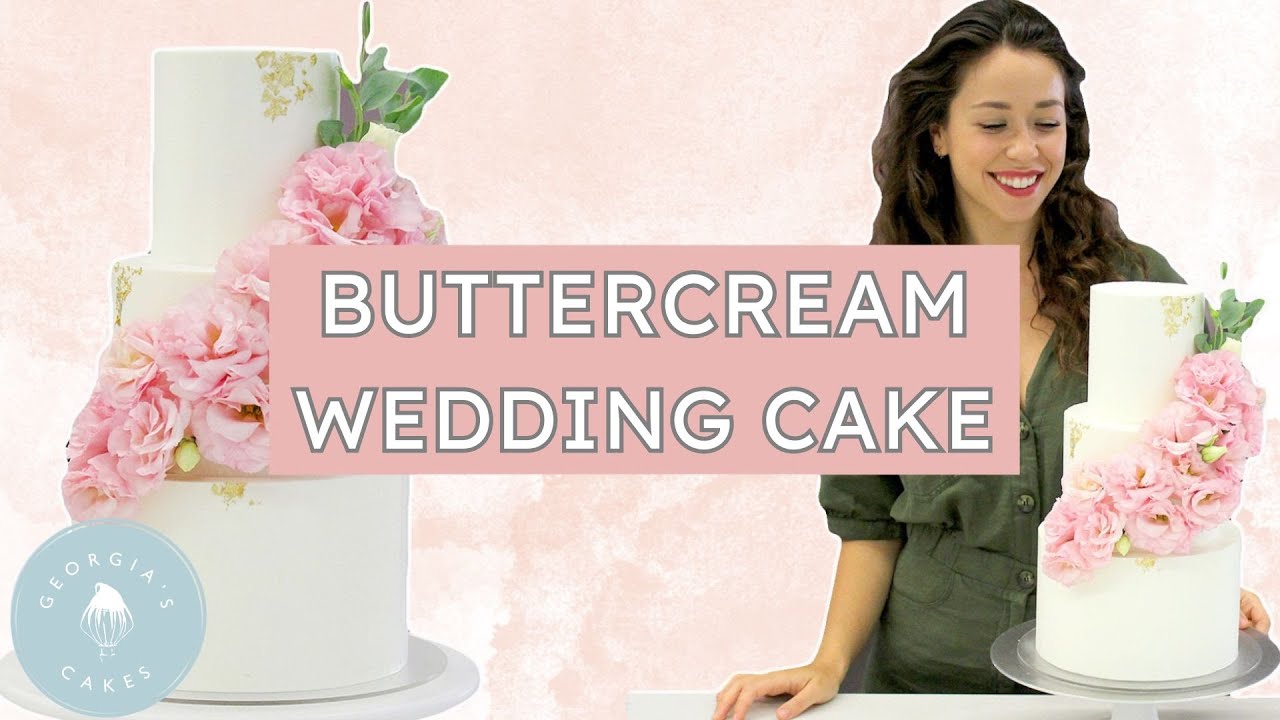 How To Stack A Buttercream Wedding Cake Georgia s Cakes YouTube how-to-stack-a-buttercream-wedding-cake-georgia-s-cakes-youtube