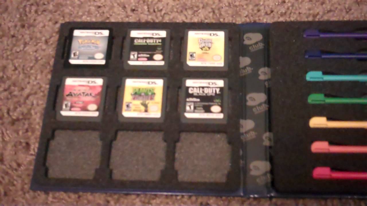 Nintendo DS Lite Game Card and Stylus Set (Navy Blue) Review - YouTube