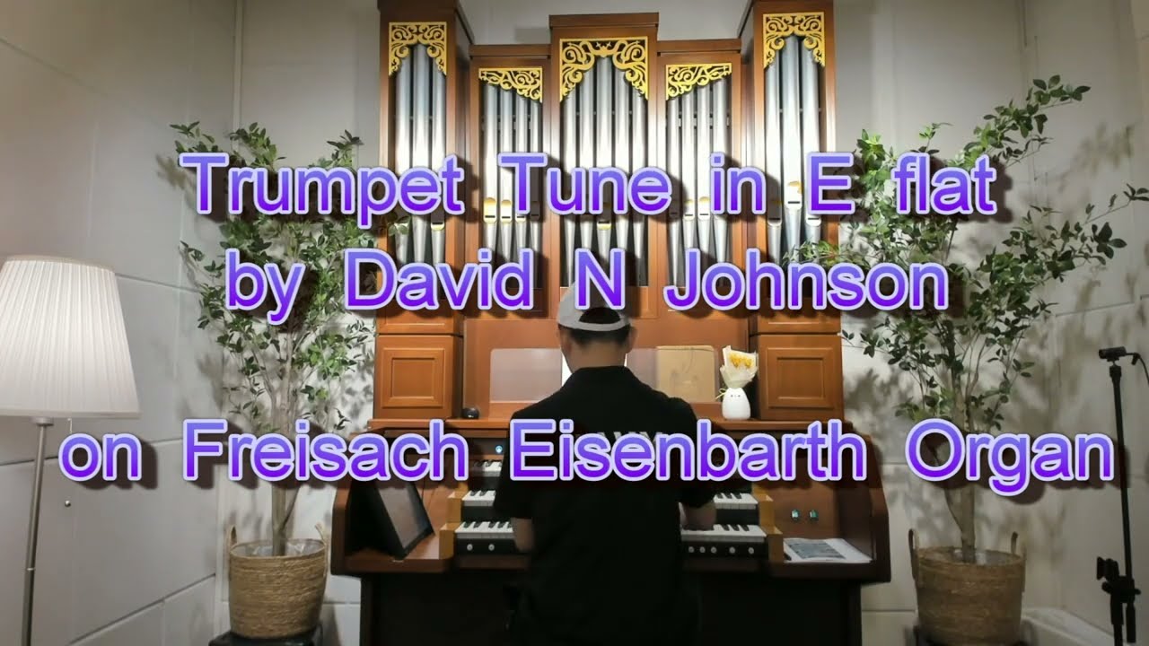 David N Johnson Trumpet Tune in E flat on Friesach Eisenbarth organ ...