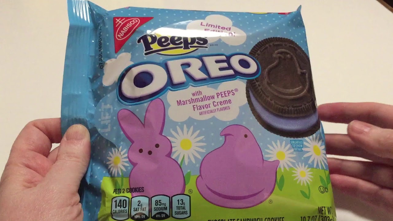 Peeps Oreo Review - YouTube