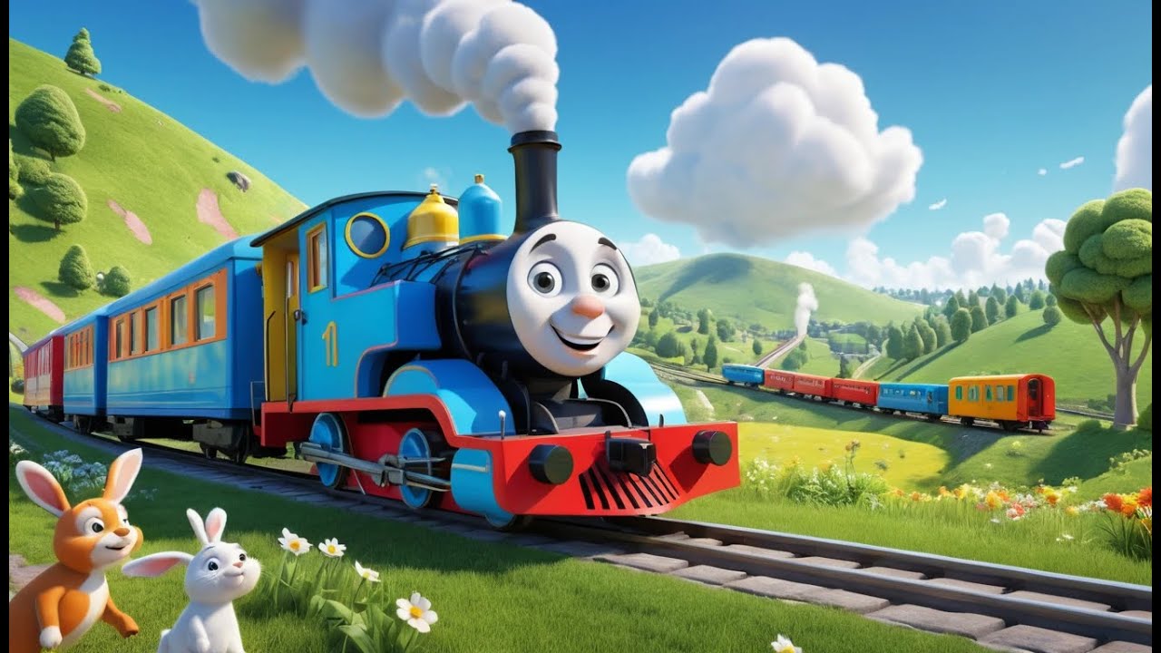 The Train on the Track Goes Choo Choo | Fun Train Song for Kids | Choo ...