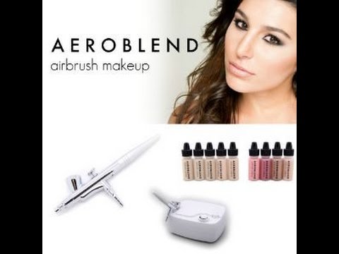 Product Demo & Tutorial Featuring Aeroblend Airbrush Makeup Kit - YouTube