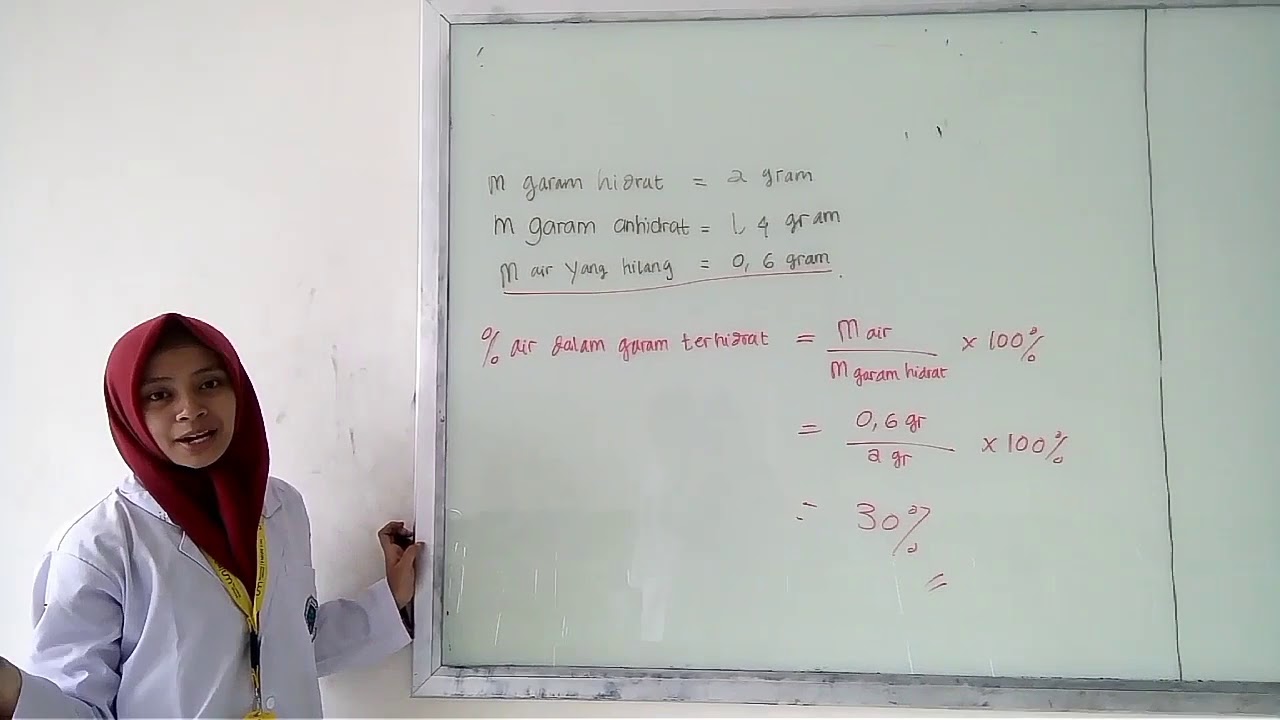 Penentuan Rumus Garam Hidrat CuSO4xH2O - YouTube