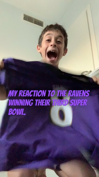 My reaction to the ravens their third Super Bowl - YouTube
