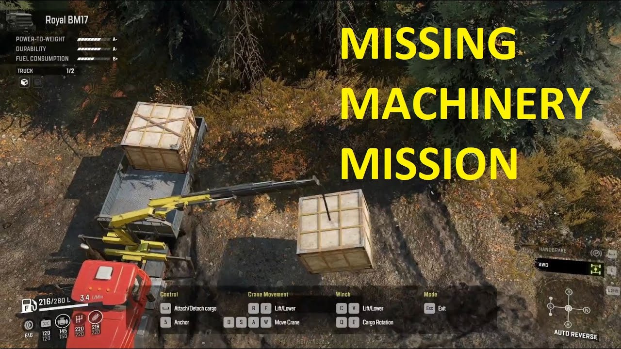Snowrunner - Missing Machinery Mission Gameplay - YouTube
