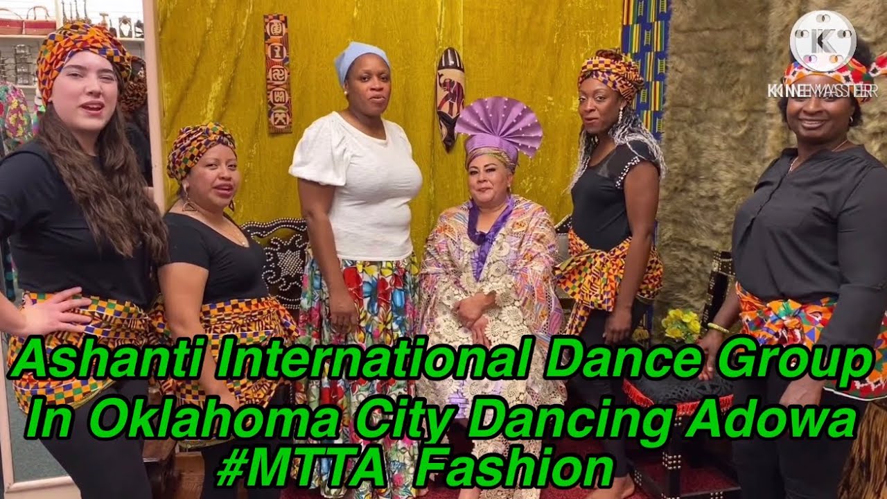 Ashanti International Dance Group In Oklahoma City Dancing Adowa - YouTube