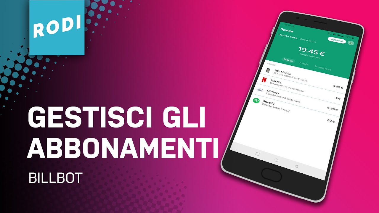BILLBOT! Gestisci i tuoi abbonamenti facilmente! - YouTube