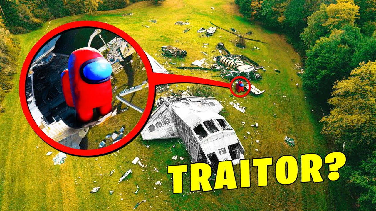 DRONE CATCHES IMPOSTOR FROM AMONG US IN REAL LIFE! - YouTube