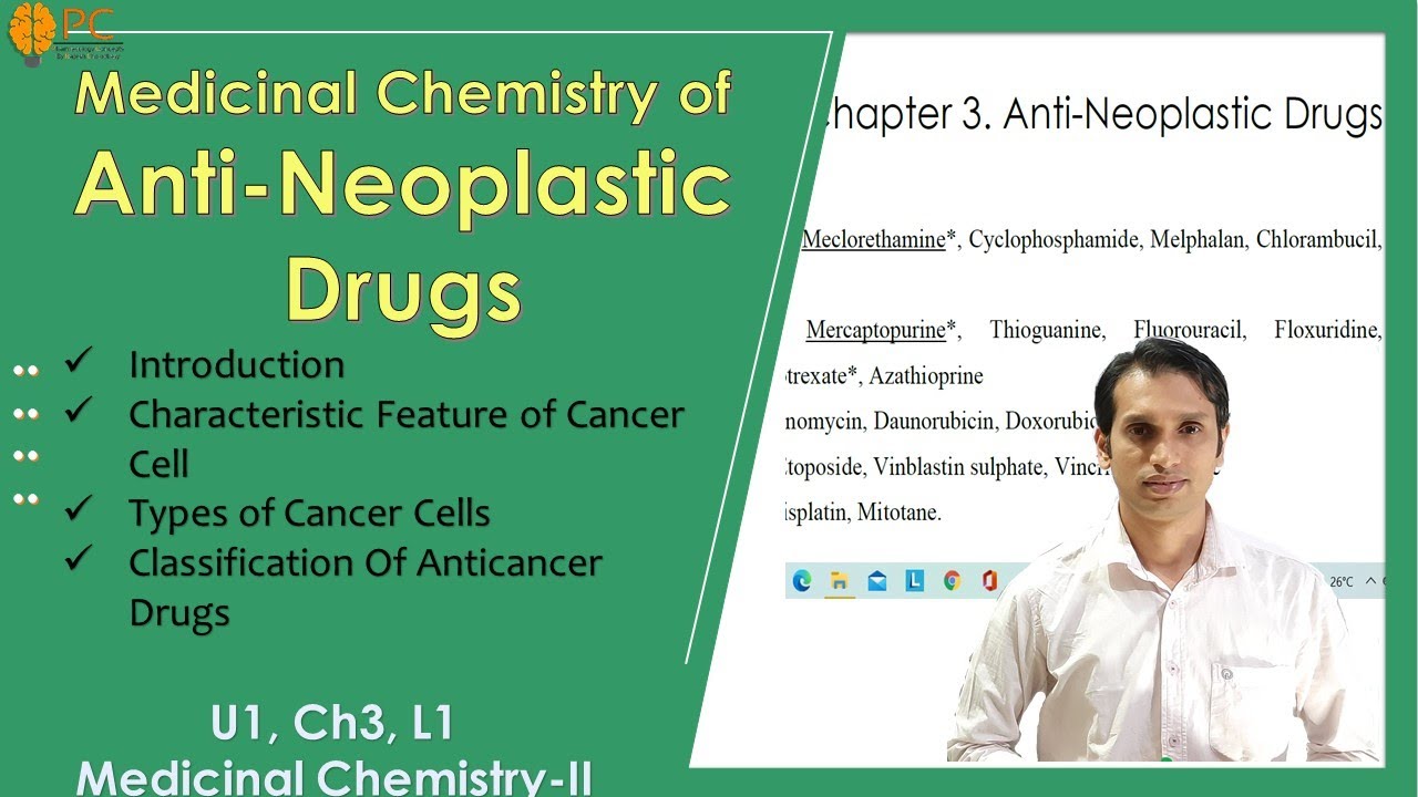 Anticancer Drugs Medicinal Chemistry (Part 1): Introduction & Drug ...