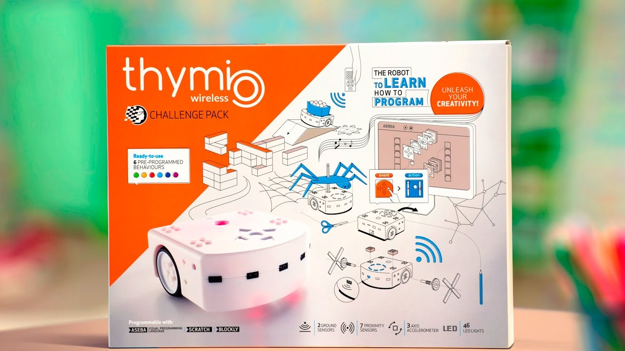 Thymio Challenge Pack - Learn how to program with Thymio - YouTube