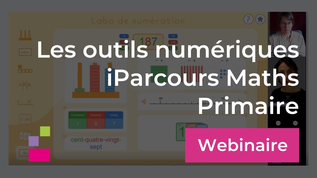 Webinaire - Les outils numériques iParcours Maths Primaire - Génération 5 - YouTube