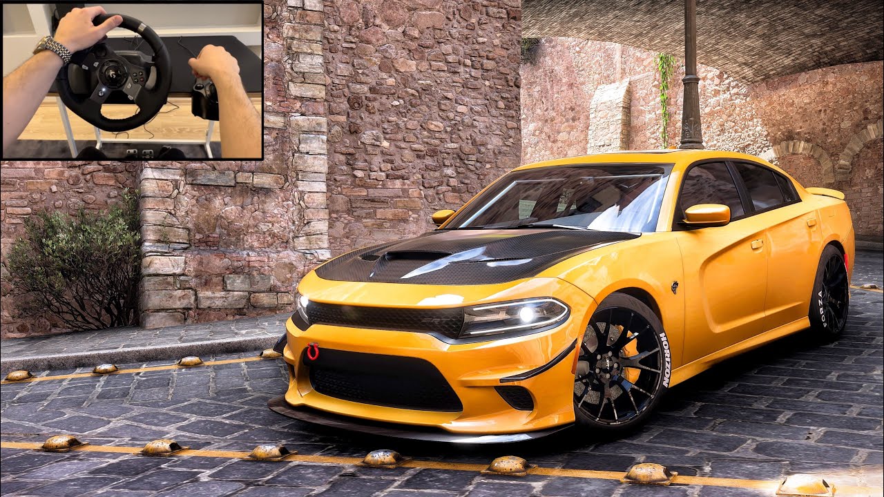 Dodge Charger SRT Hellcat - Forza Horizon 5 | Steering Wheel Gameplay ...