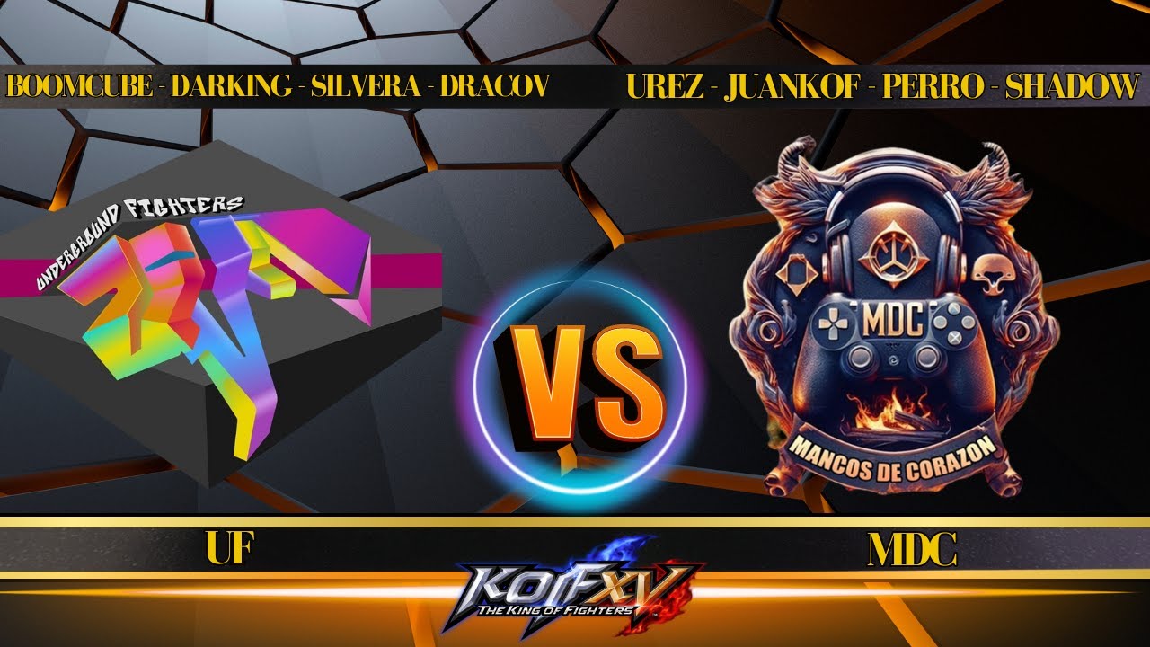 KOF XV Mexican KOF MDC Vs Team Underground fighters - #kof15 - YouTube