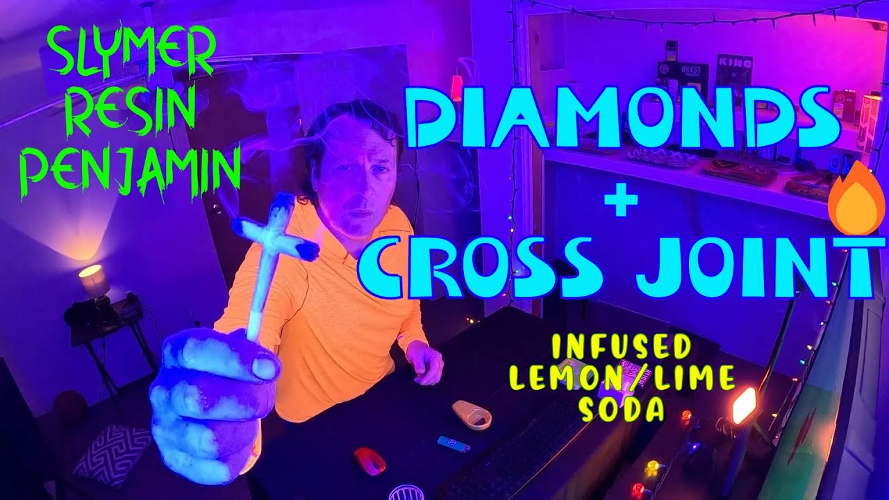 CROSS JOINT DIAMOND INFUSED! Slymer Resin Penjamin, Infused Lemon Lime ...