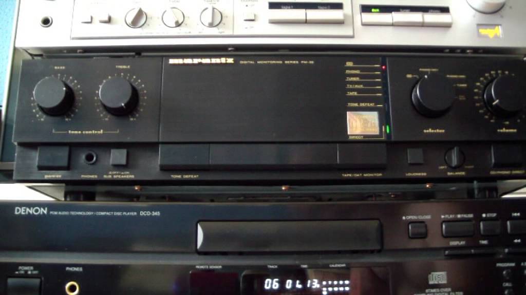 Marantz PM-35 Stereo Integrated Amplifier (1987-90) - YouTube