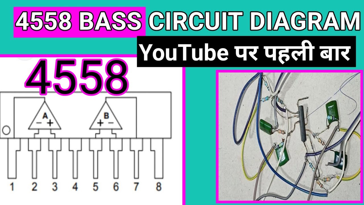 4558 ic BASS CIRCUIT DIAGRAM|Bass treble#bassboosted - YouTube