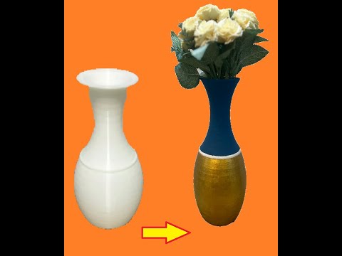 3D Yazıcıyla Şık Bir Vazo Yapımı ve Boyama -  #3dprinting #3dprinted #3dprint #diy #3d