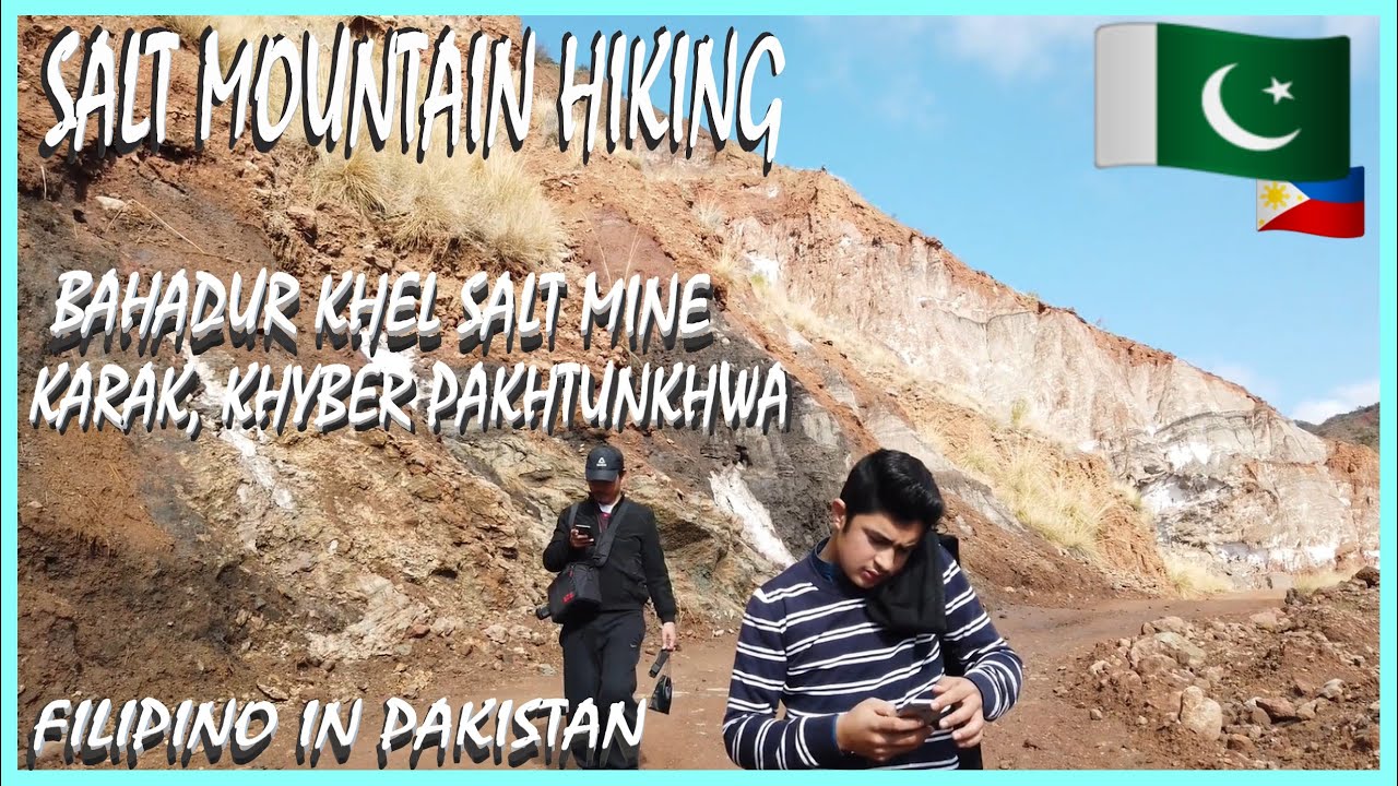 🇵🇰 Salt Mountain Hiking Downhill | Bahadur Khel Salt Mine | Karak, KPK ...