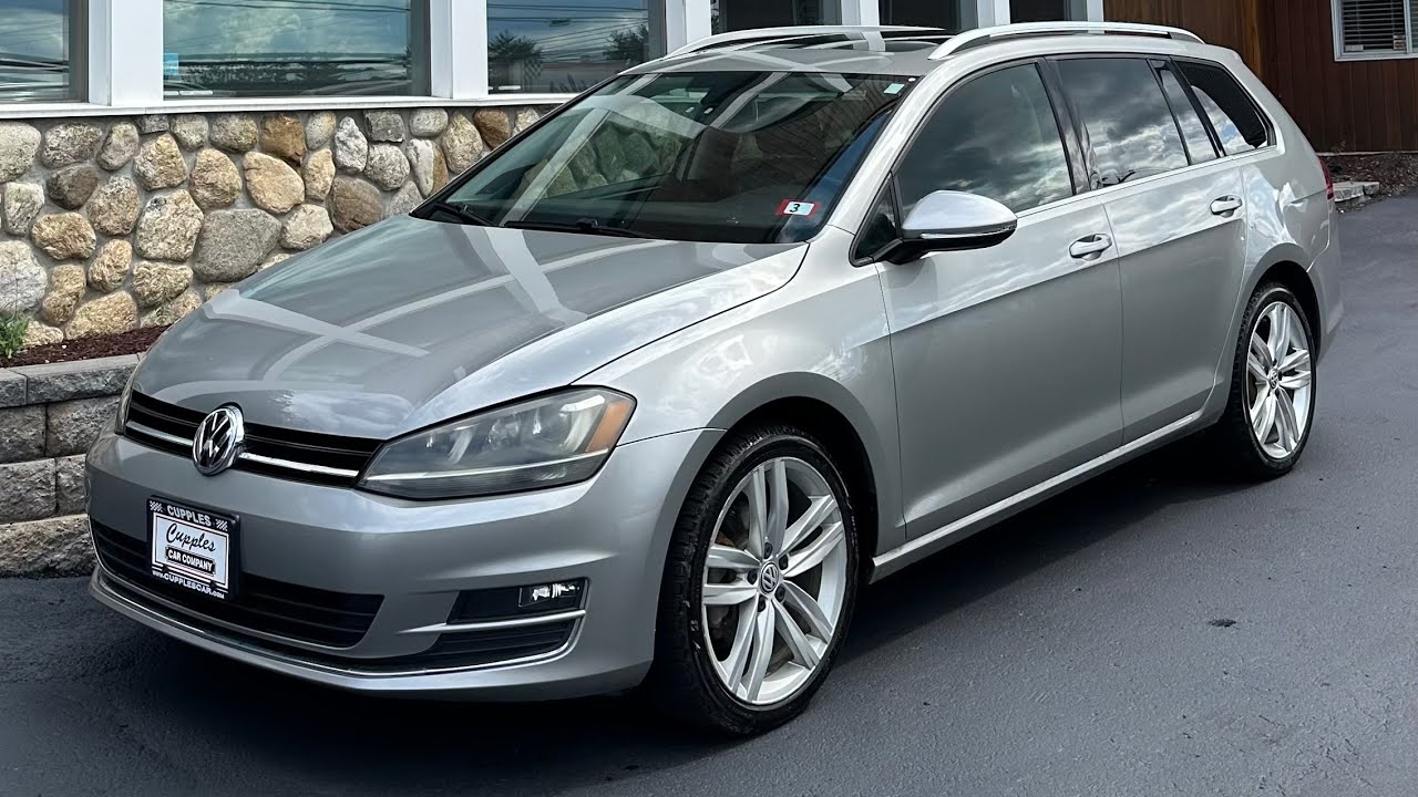 2015 Volkswagen Golf Sportwagen TDI SEL Premium with only 61K miles ...