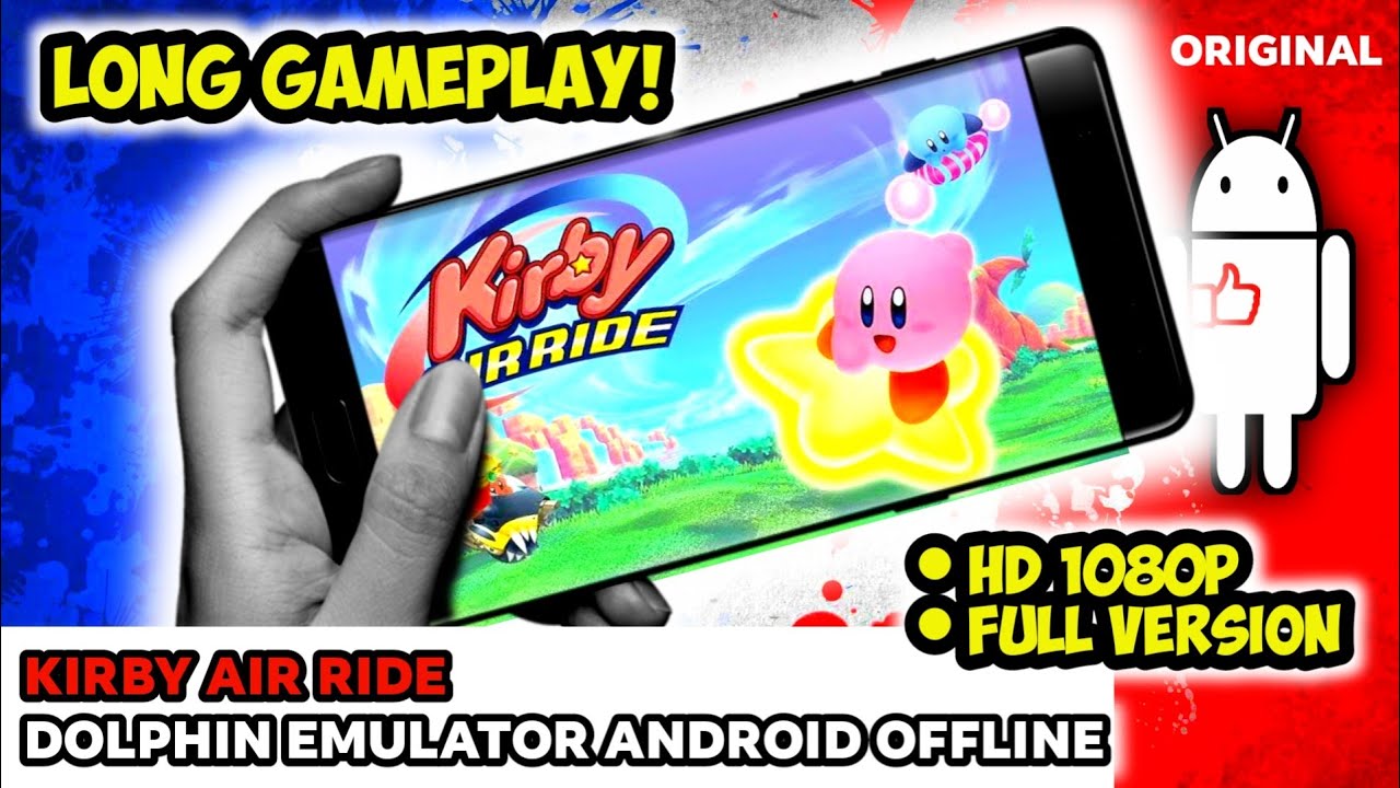 FULLHD 1080P KIRBY AIR RIDE GameCube Android Gameplay HD (DOLPHIN ...