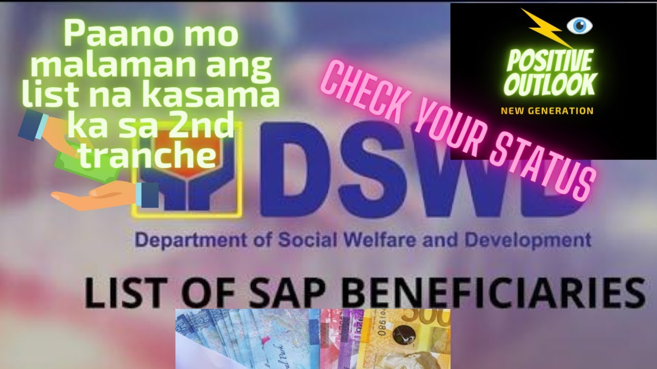 DSWD SAP Beneficiaries - YouTube