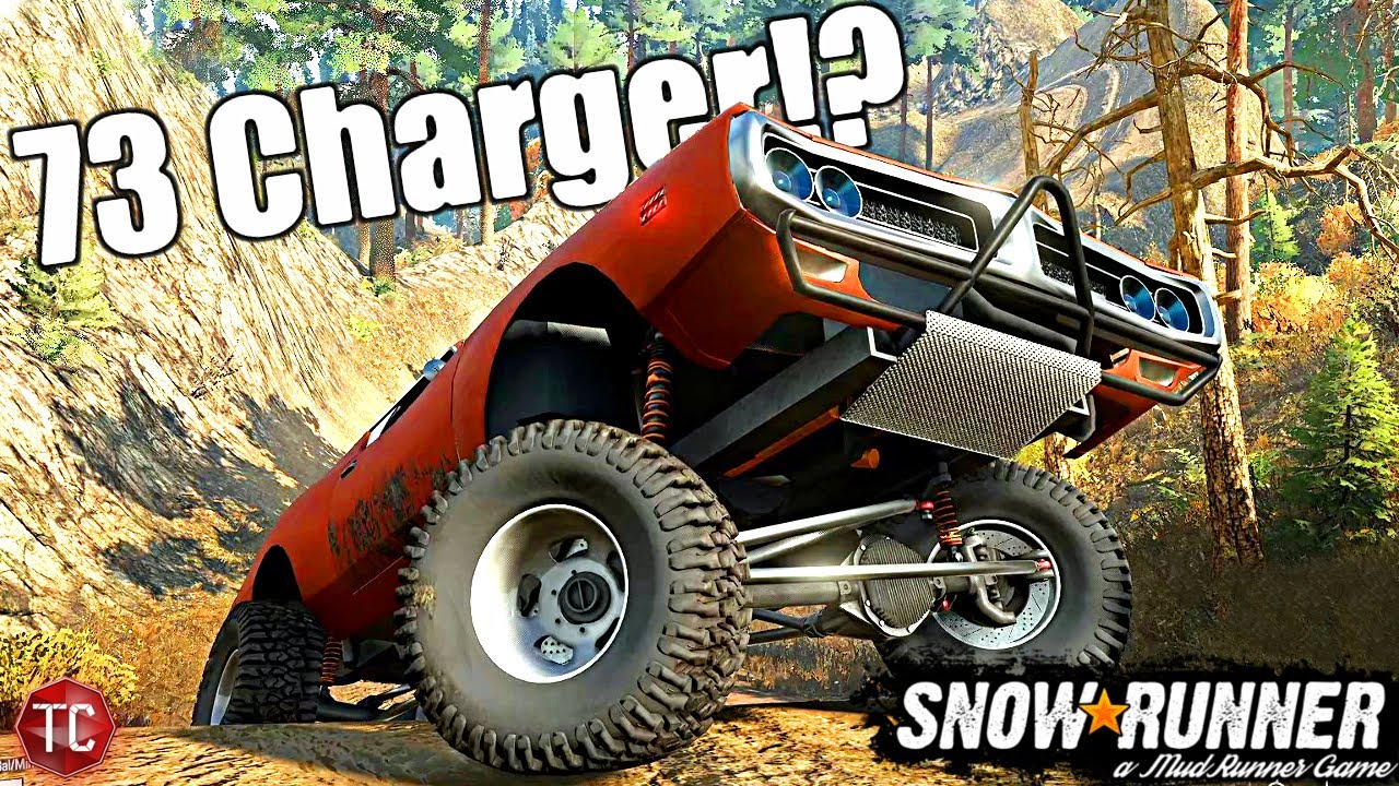 SnowRunner: NEW, MEGA 73 Dodge Charger! CONSOLE FRIENDLY - YouTube