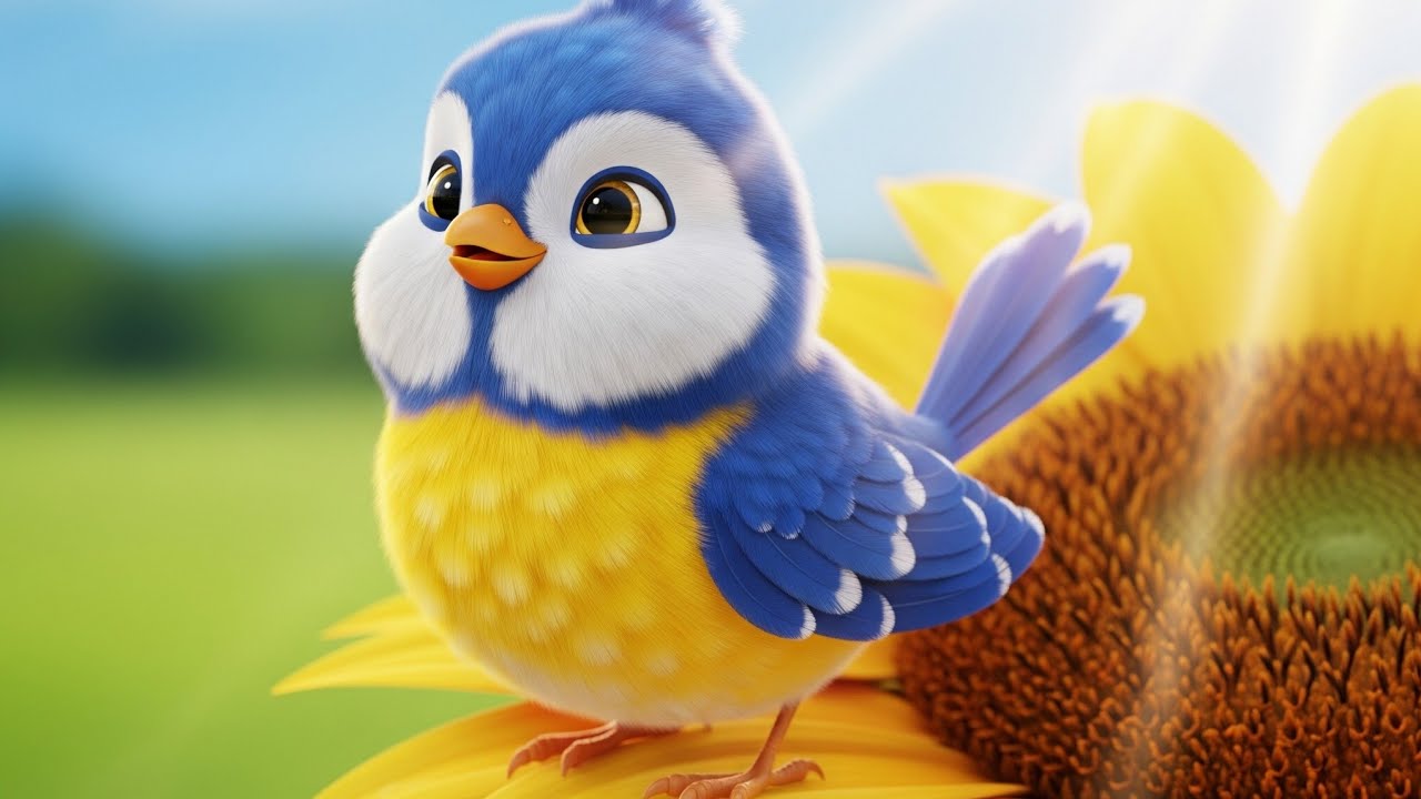 Bulbul chidiya aur surajmukhi ka phool @sahuji5011 - YouTube