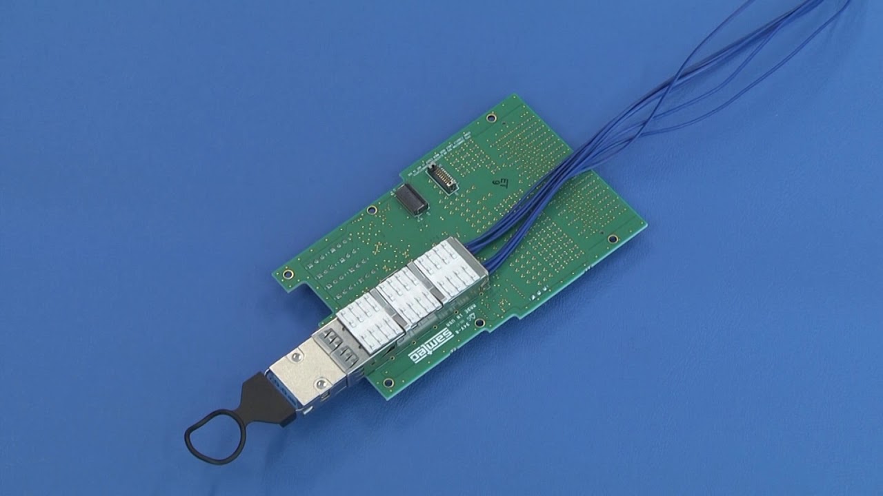 Samtec FireFly™ 6' Copper Cable on Xilinx VCU118 Development Kit - YouTube