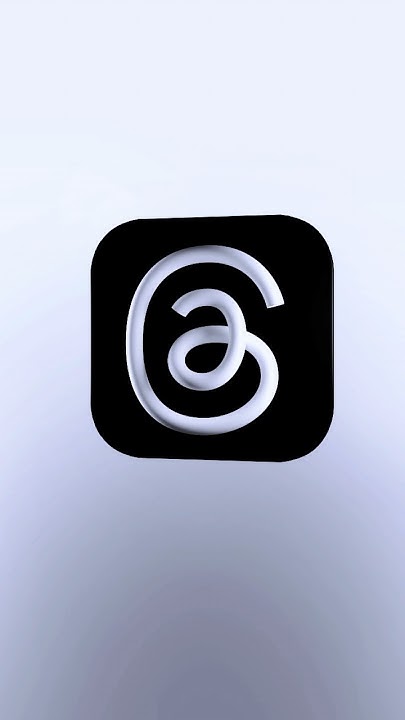 Threads 3d Logo Animation - YouTube