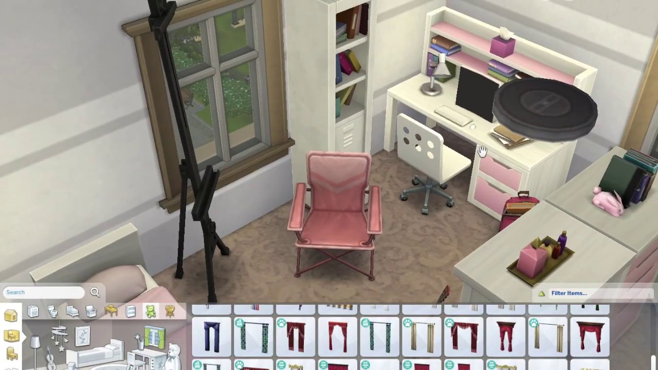 GIRLS DORM ROOM SPEED BUILD | SIMS 4 DISCOVER UNIVERSITY - YouTube