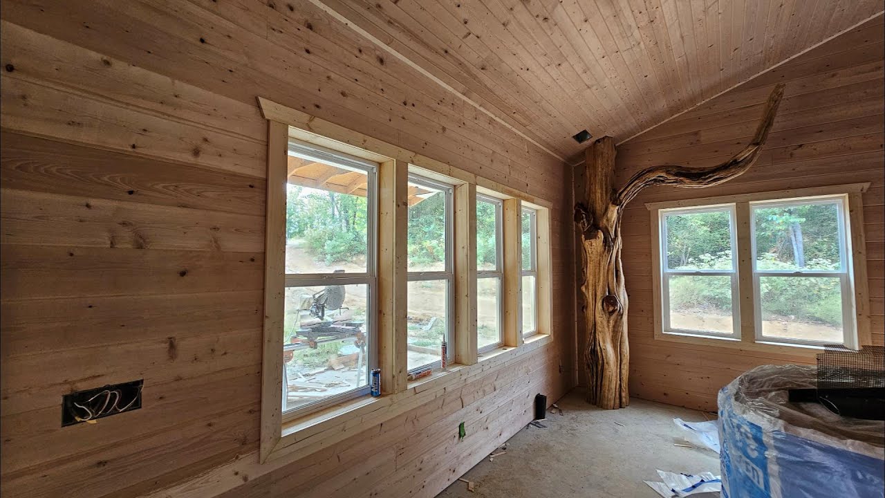 How knotty pine adds natural rustic beauty - YouTube
