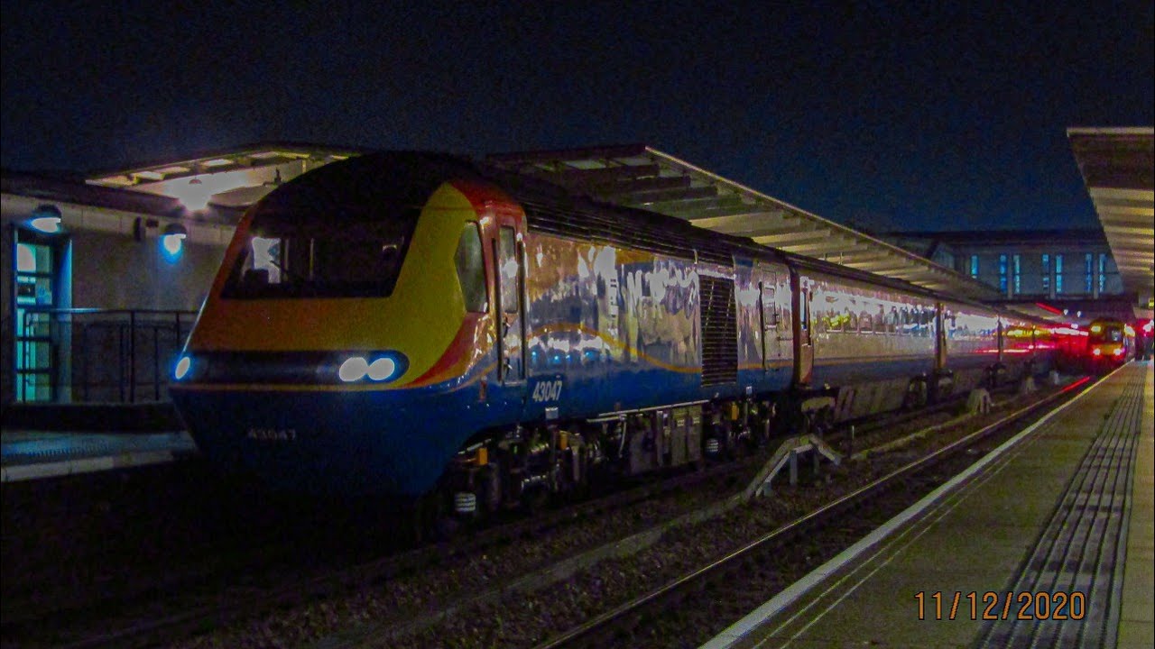 *End of an Era* EMR VP185 HST 43047 and 43049 arrive and depart Derby ...