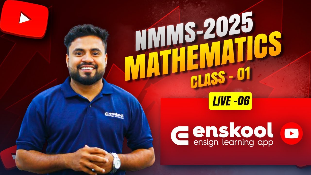 NMMS | LIVE 06 | Mathematics | CLASS 01 - YouTube