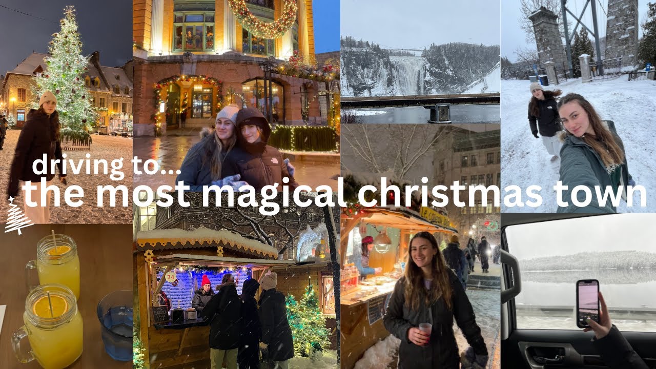 family roadtrip to old Quebec City! chateau frontenac, waterfalls ...