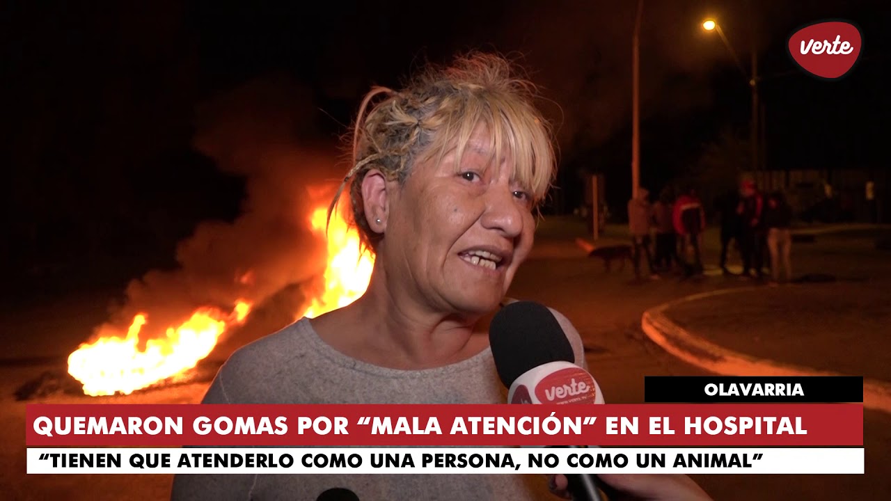 Corte y quema de gomas por "malos tratos" en el Hospital - YouTube