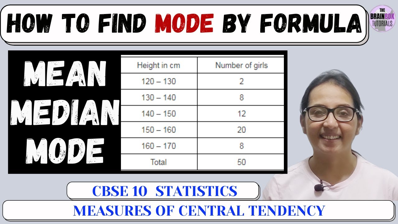 How to find Mode ।। Mean, Median, Mode ।। CBSE Class 10 Statistics ...