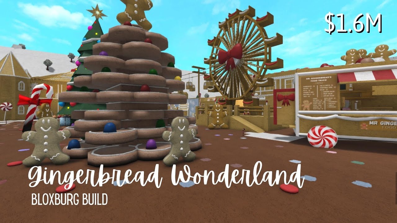 Gingerbread Wonderland ($1.6M) // Welcome to Bloxburg - YouTube