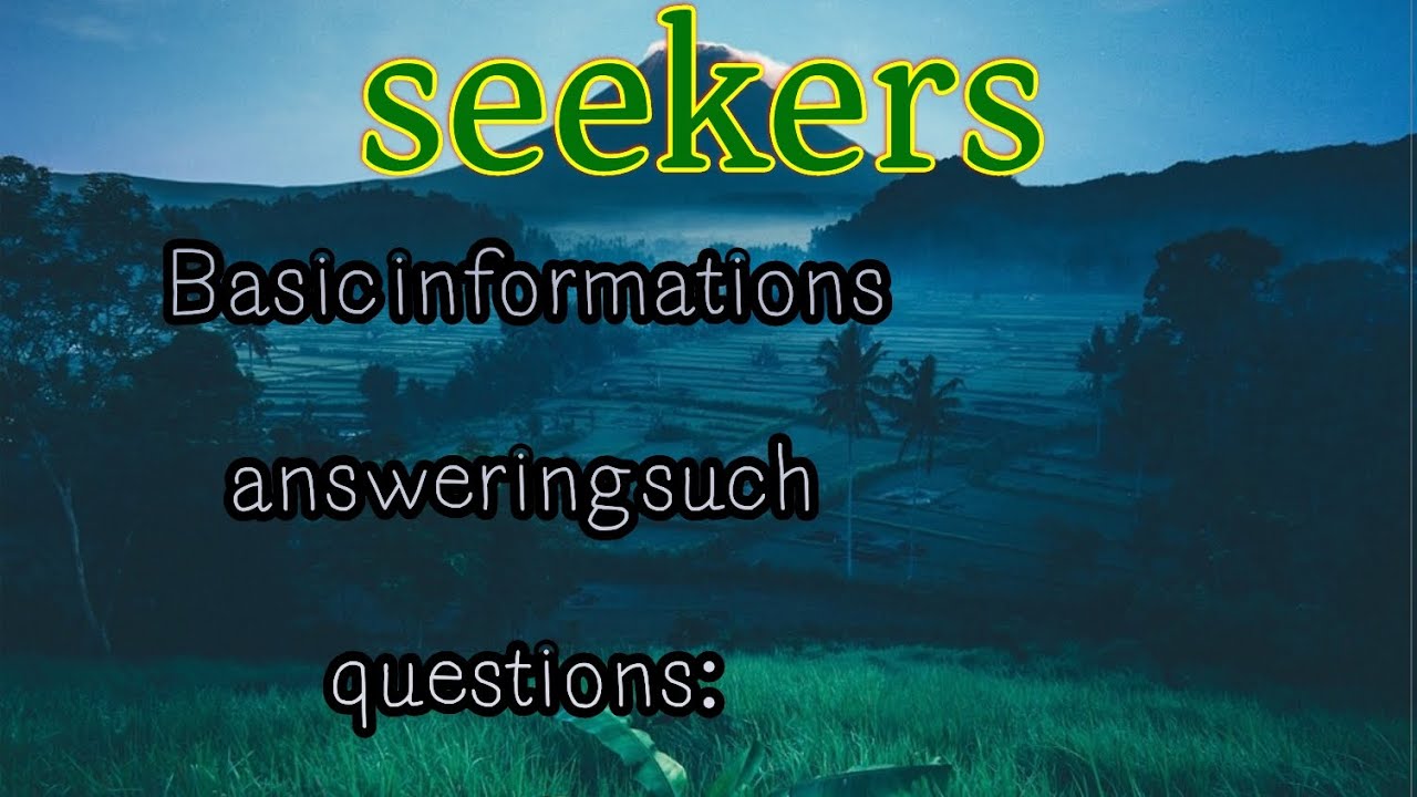 Knowledge seeker ۔۔۔۔introduction video۔۔ - YouTube
